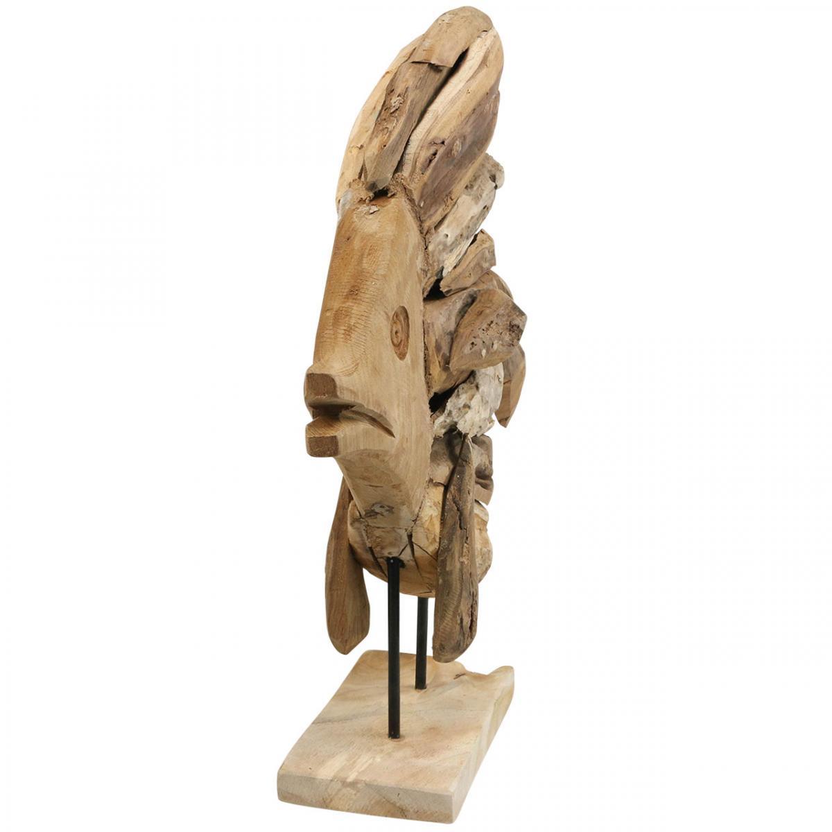 Floristik24.dk Træfisk deco stor, deco fisk stående H50cm